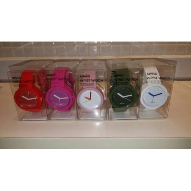 Jual Miniso Colorful Silicone Watch / Jam Tangan Miniso | Shopee Indonesia