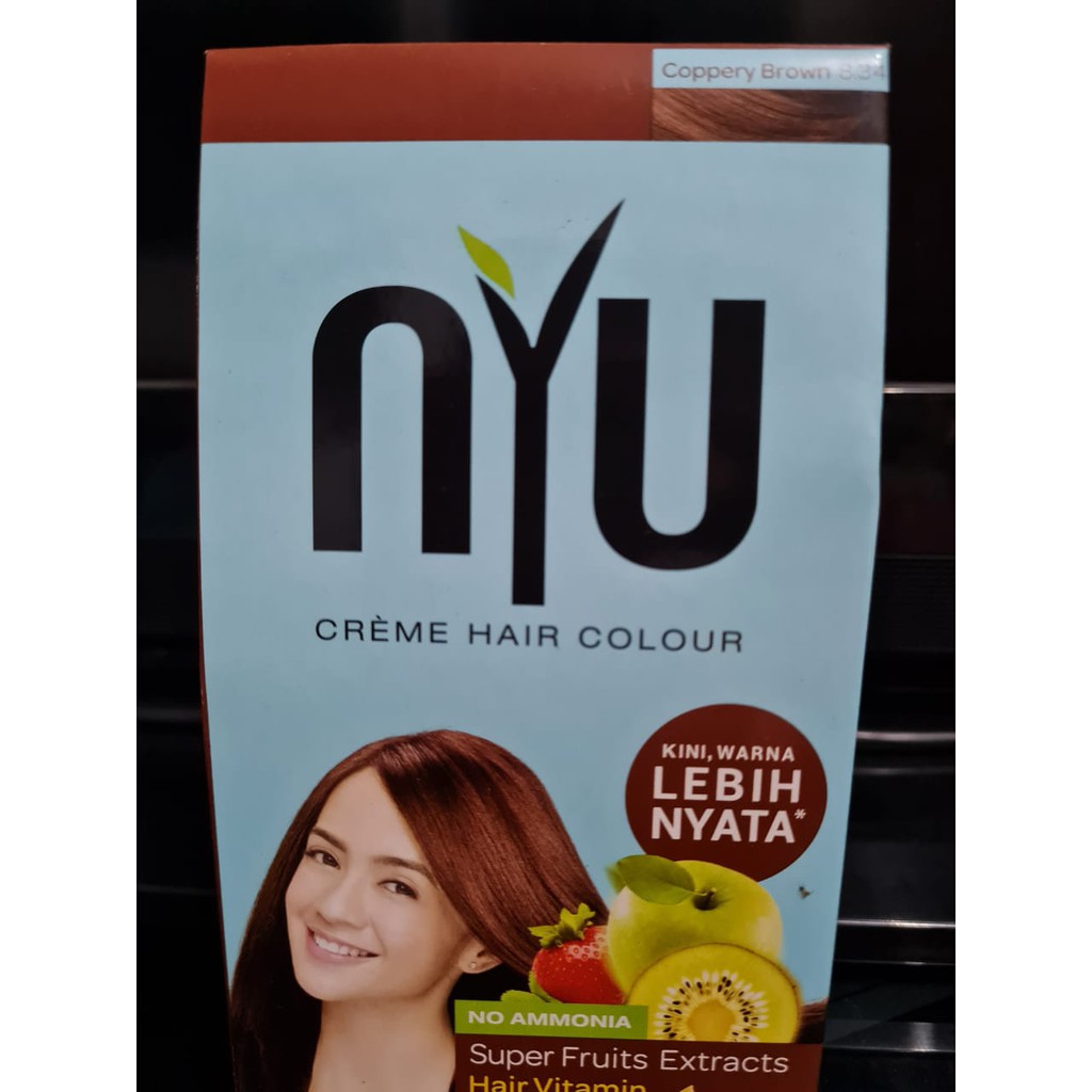 Jual Nyu Creme Hair Colour Box / Pewarna Rambut / Semir Rambut | Shopee ...