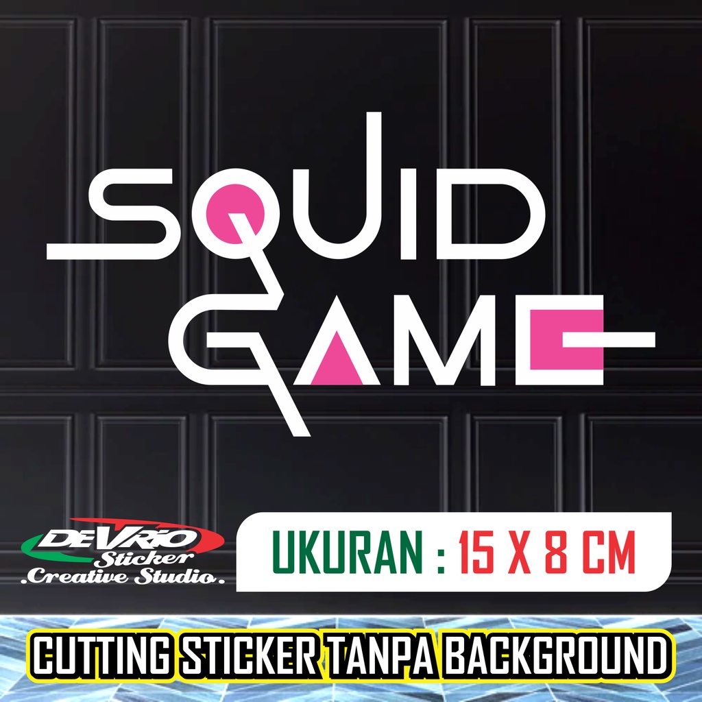 Jual Stiker Squid Game Squidgame Squitgame Cutting Sticker Custom ...