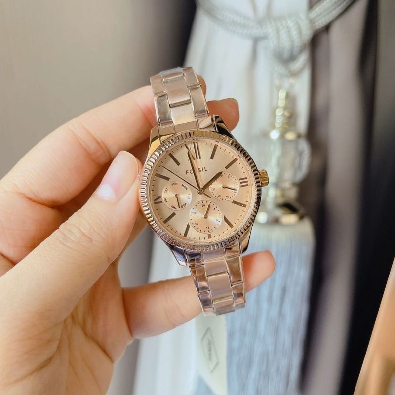 Jual Rye Multifunction Rose Gold-Tone Stainless Steel Watch-BQ3691 ...