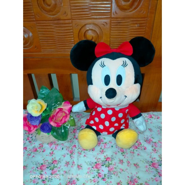 Jual BONEKA BABY MINNIE MOUSE ORIGINAL PITA MERAH | Shopee Indonesia