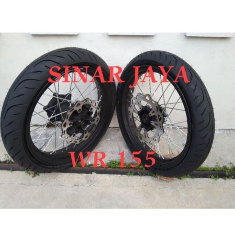 Jual velg supermoto yamaha wr155 wheelset wr 155 klx dtracker crf 150 ...