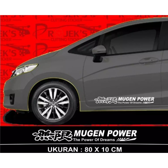 Jual Promo cutting stiker mugen power stiker body samping mobil ...