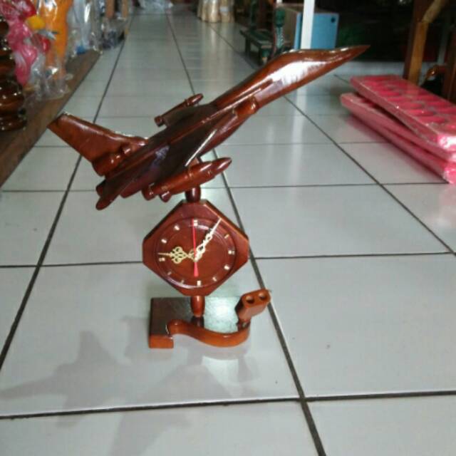 Jual Jam Duduk berbagai Model Miniatur bahan Jati Jepara | Shopee Indonesia