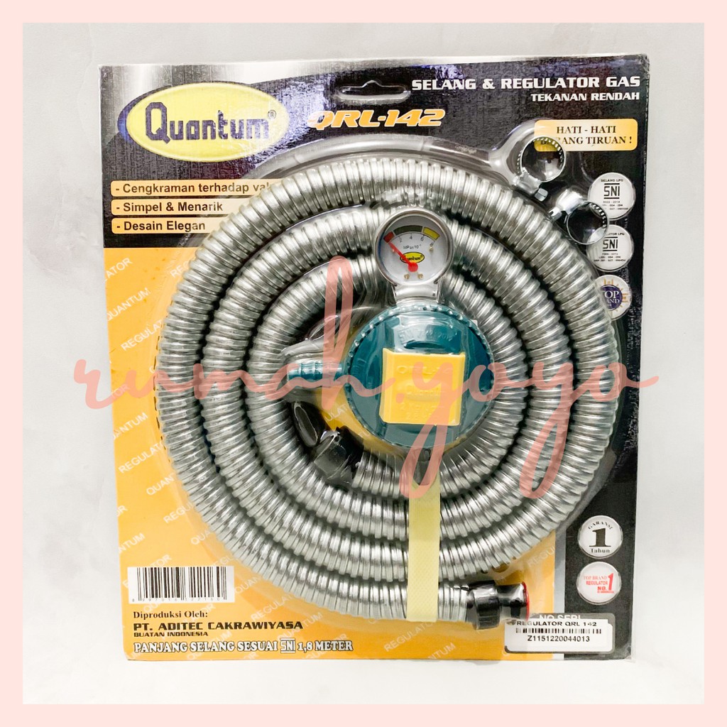 Jual Quantum Regulator Selang QRL 142 | Regulator LPG | Shopee Indonesia