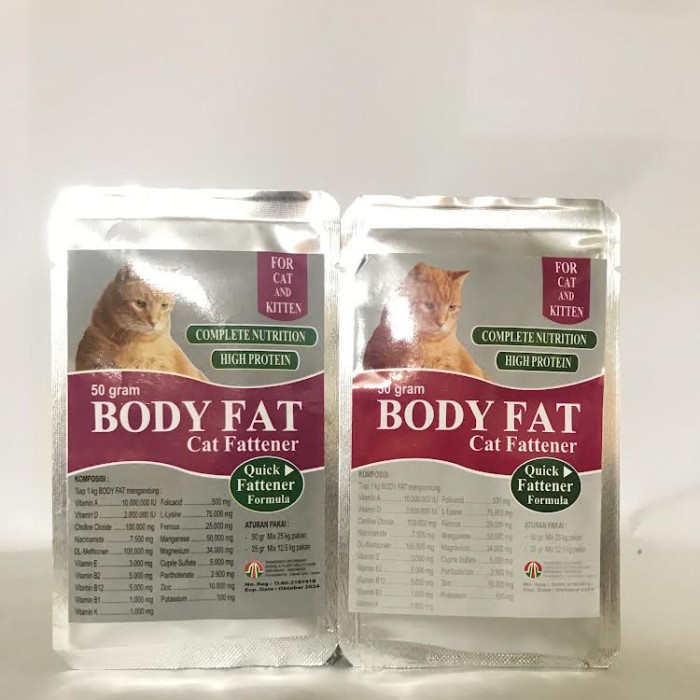 Jual Body Fat Cat Cat Fattener 50gr-Vitamin Penggemuk Kucing | Shopee ...