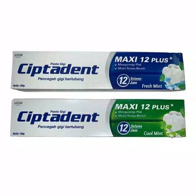 Jual Ciptadent Fresh Mint / Cool Mint 190 gr / 75g | Pasta Gigi ...