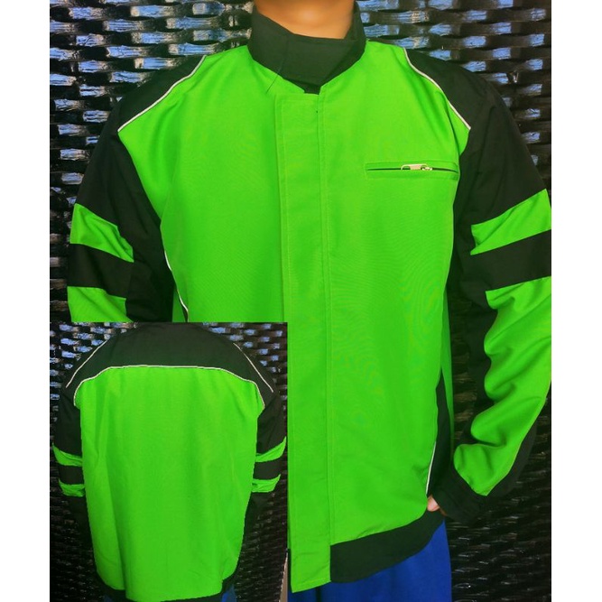 Jual jaket polos hijau terlaris | Shopee Indonesia