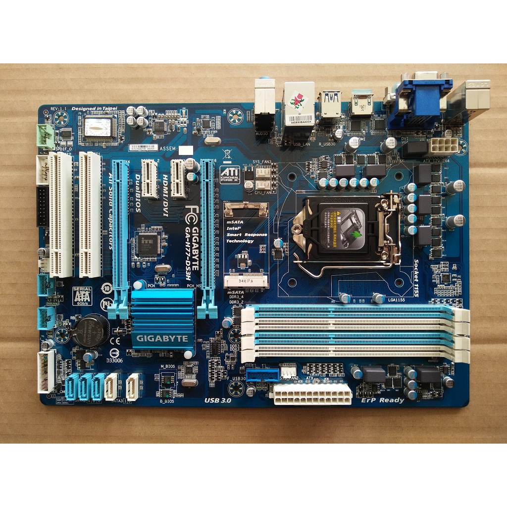 Jual MOBO Mainboard Motherboard Gaming Gigabyte GA-H77-DS3H LGA 1155 ...