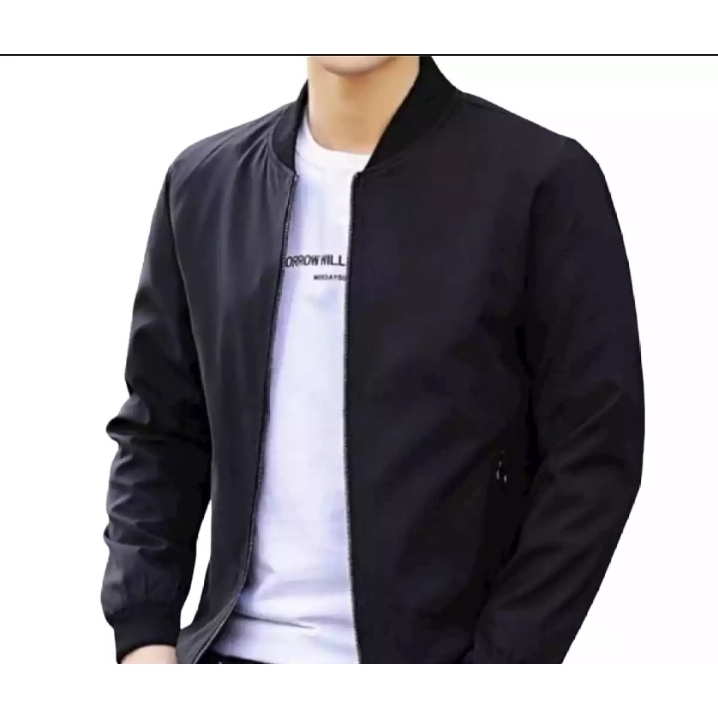 Jual BOMBER MAN Jaket Bomber Pria Jacket Bomber Waterproof | Shopee ...