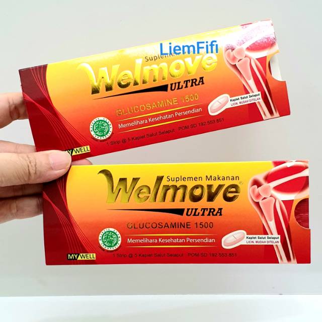 Jual Welmove ULTRA Glucosamine 1500 mg per strip | Shopee Indonesia