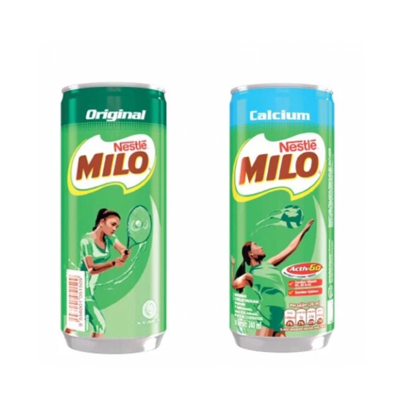 Jual Milo Susu Kaleng 240 ml - Original / Calcium | Shopee Indonesia