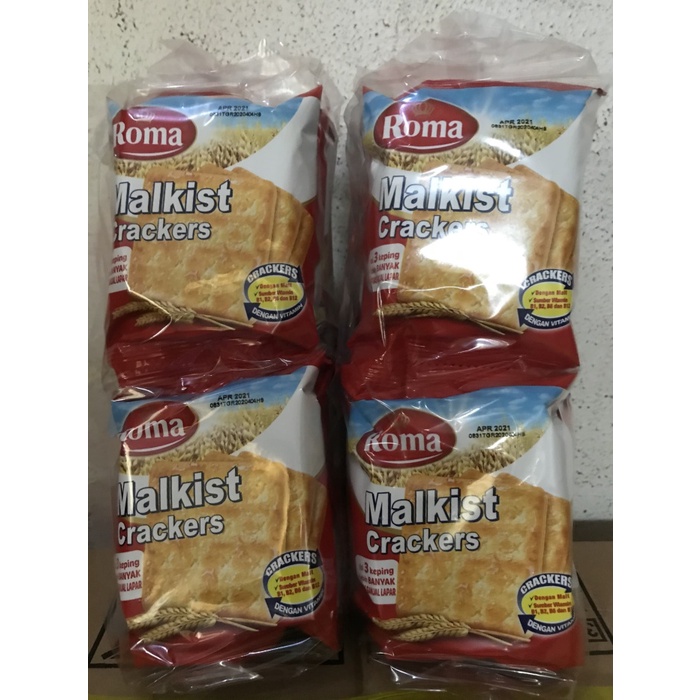 Jual Wafer-Biskuit- Roma Malkist Cracker Sachet Isi 10 Pcs -Biskuit ...