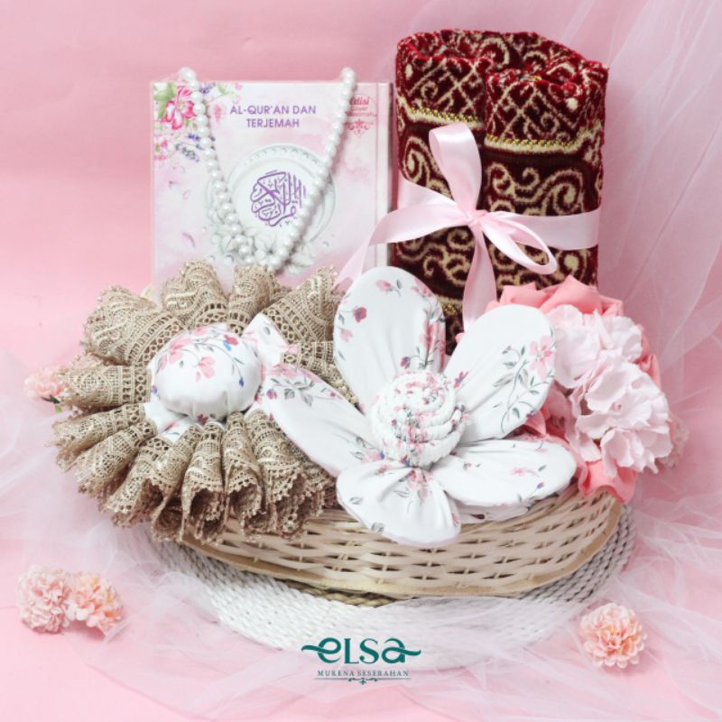 Jual ELS A- Set Seperangkat Alat Sholat Mahar Nikah Seserahan Mukena ...