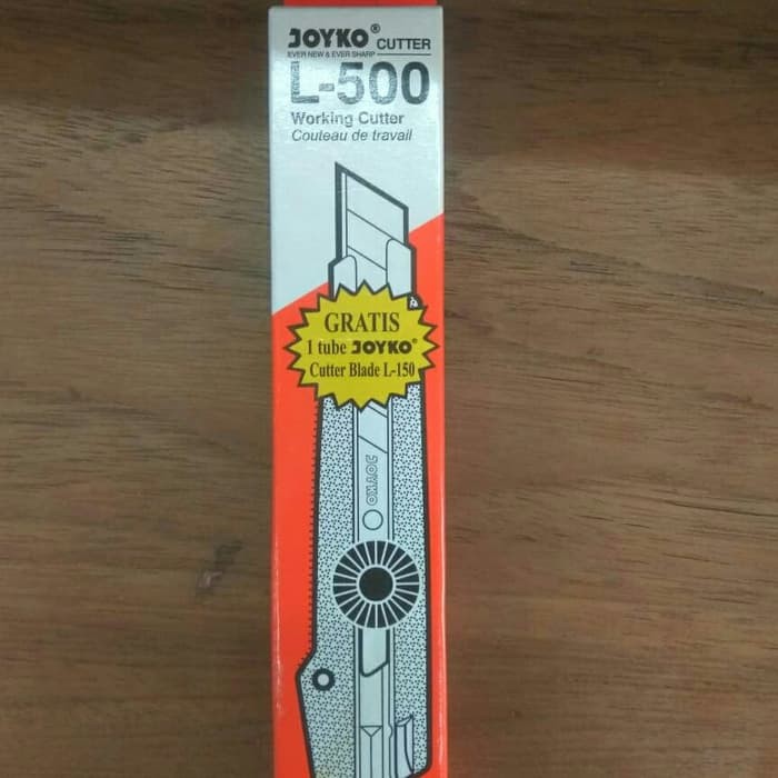 Jual Cutter L 500 Besar Joyko (Gratis Isi Ulang Cutter) | Shopee Indonesia