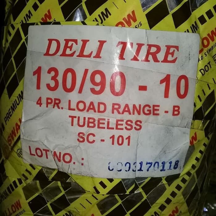 Jual Ban Motor Ring 10 Ukuran 130 90 Ring 10 Swallow SC 101 Vespa KSR ...