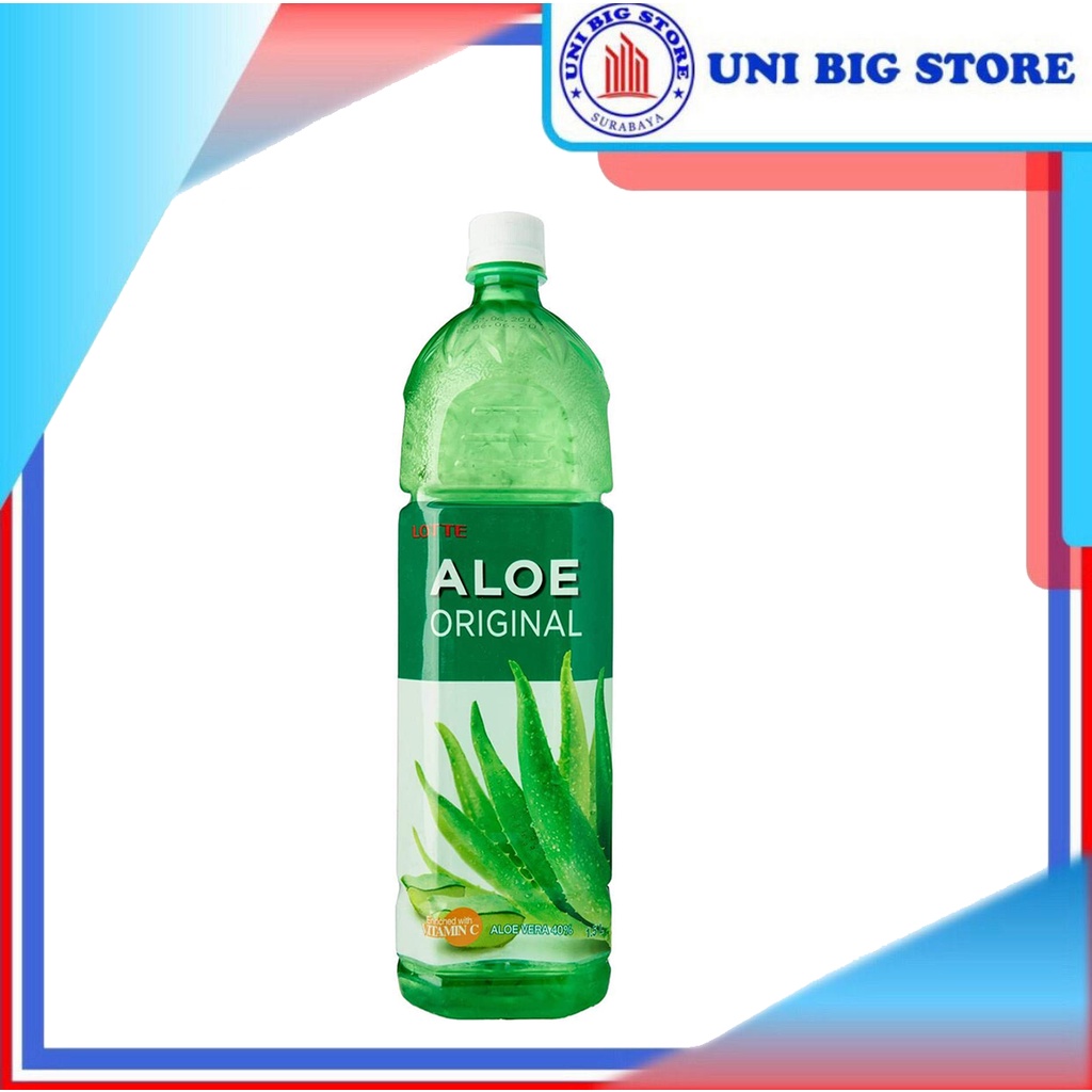Jual Lotte Aloe Vera Drink 1500 ml Minuman Lidah Buaya Beauty Drink 1.5 Liter | Shopee Indonesia