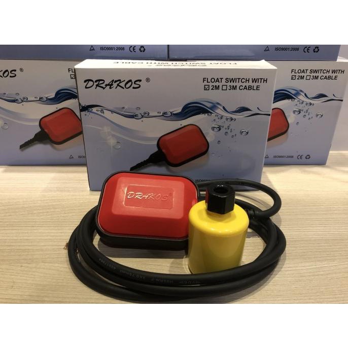 Jual Float Switch Pelampung Air Drakos (Kabel 2 Meter) Otomatis Level ...