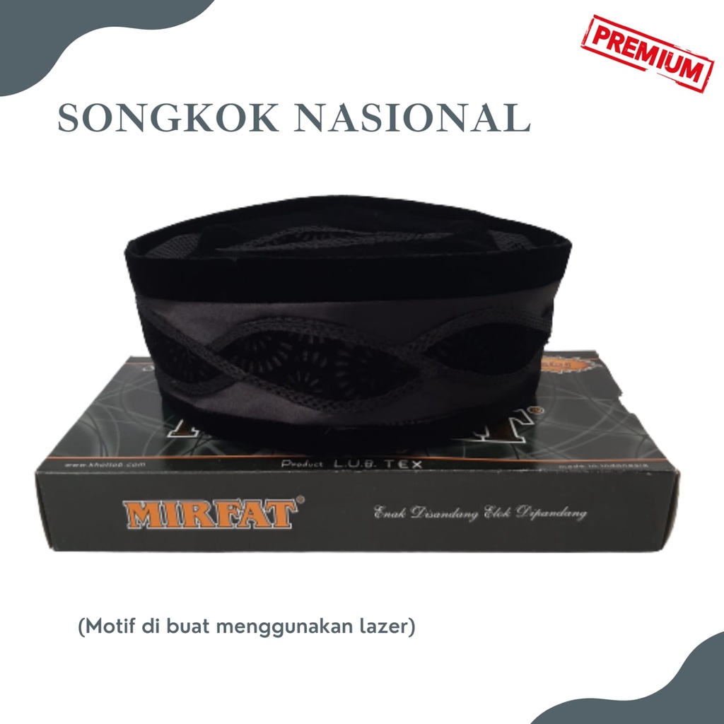 Jual PECI MOTIF HITAM SONGKOK EXCLUSIVE PREMIUM | Shopee Indonesia
