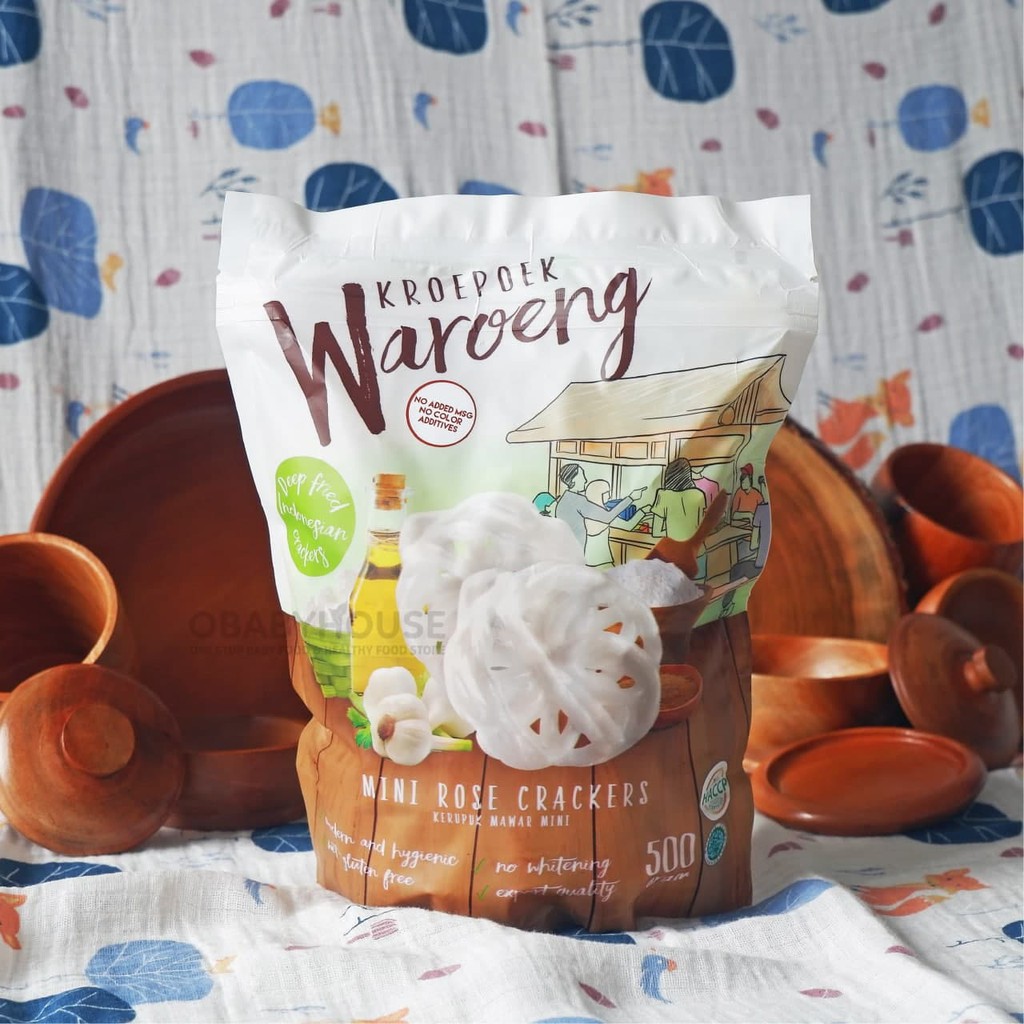 Jual Kroepoek Waroeng - Mini Rose Crackers 500 gr | Shopee Indonesia