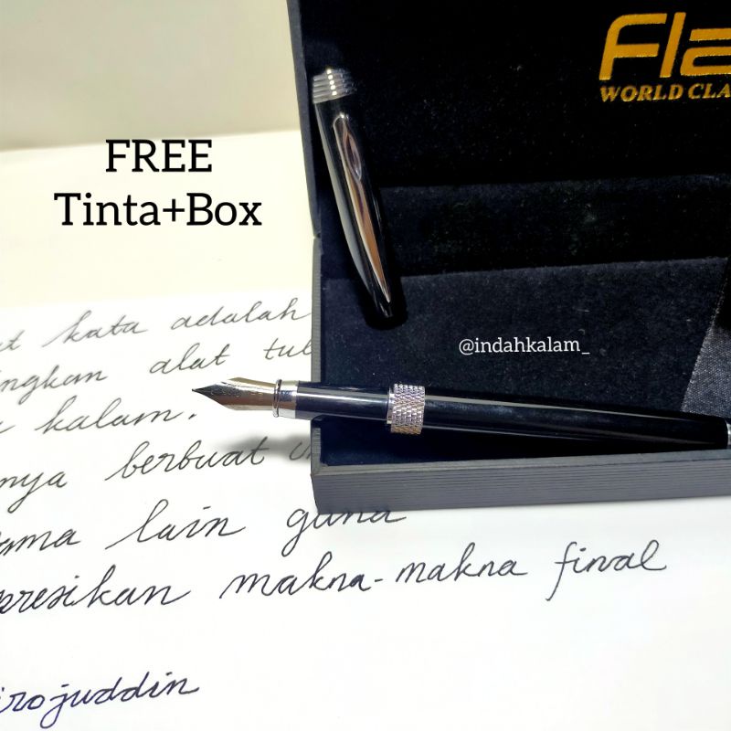 Jual [LANGKA] Fountain Pen Iridium Black Set Nib Box Pulpen Klasik ...