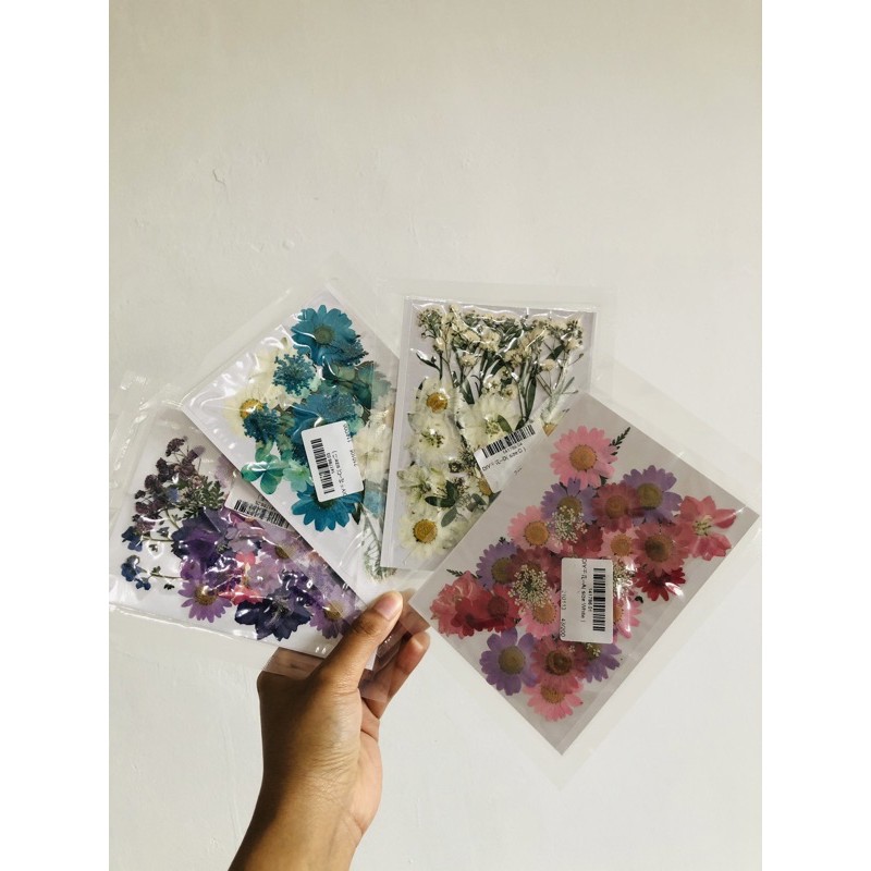 Jual Pressed flower / dried flower resin / bunga kering kerajinan ...