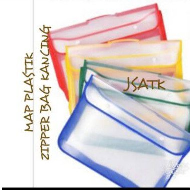 Jual Map Plastik Zipper Bag Kancing Folio ECER | Shopee Indonesia