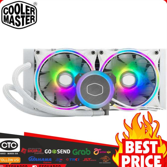 Jual Cooler Master Masterliquid Ml240 Illusion White Edition | Shopee ...
