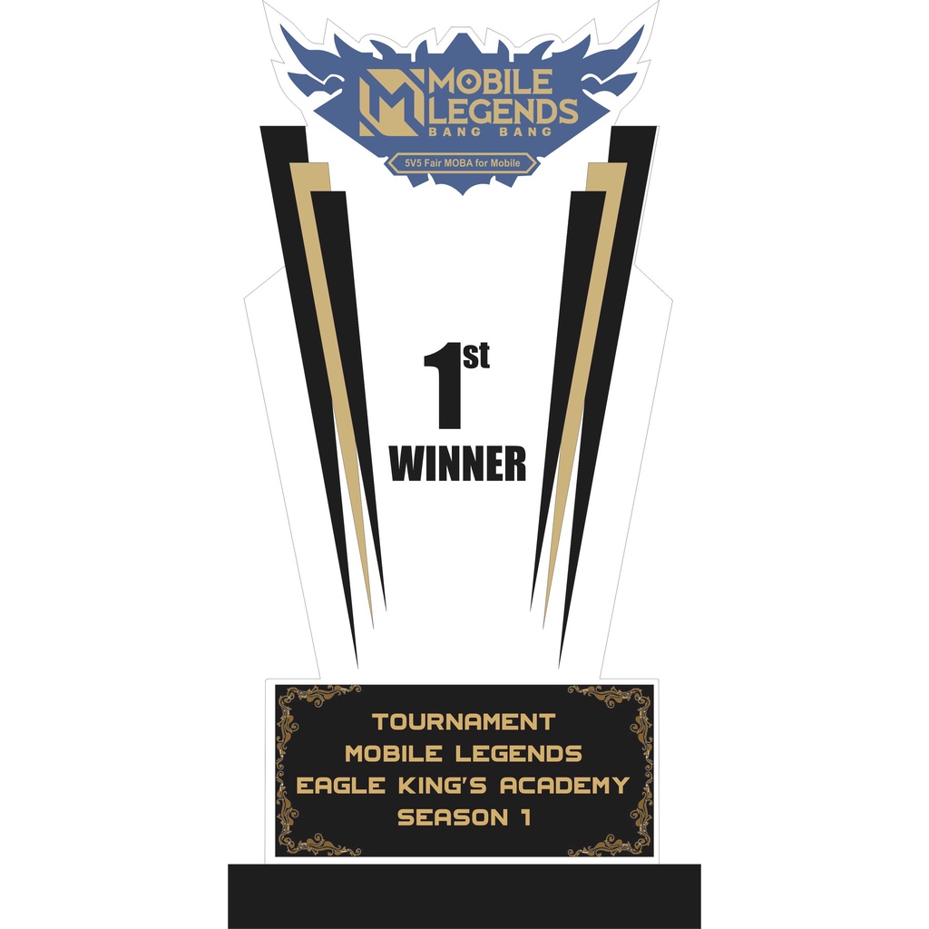 Jual Trophy/Plakat/Piala/Mobile Legends/Bahan Akrilik 3mm dan 6mm/Free ...