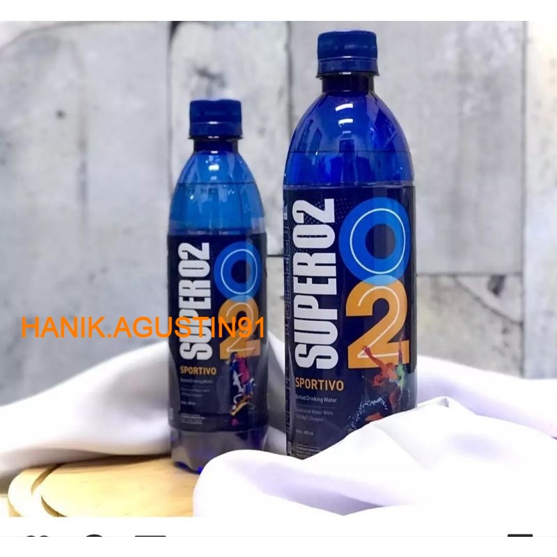 Jual Super O2 Sport Water Sportivo 385ml - Minuman Olahraga / Air Mineral Oksigen | Shopee Indonesia