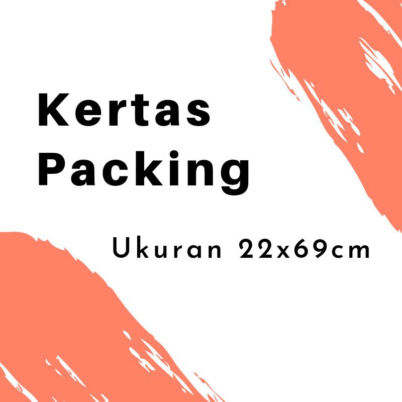 Jual kertas packing barang kertas wrap baju wrapping paper olshop ...