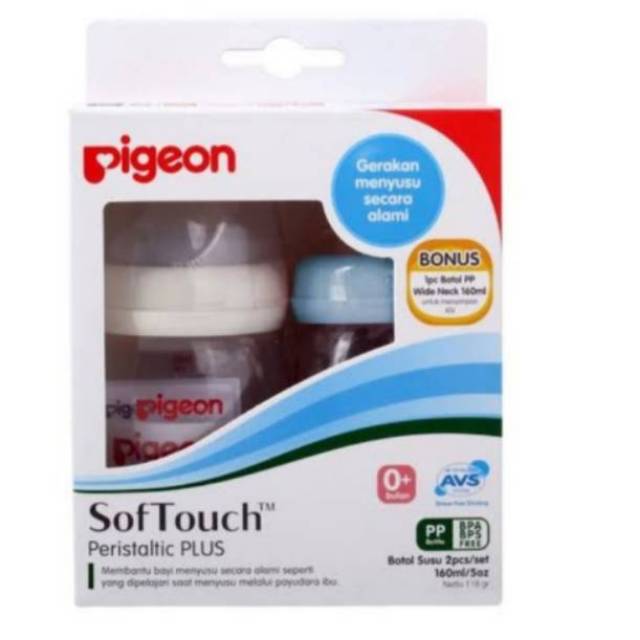 Jual PIGEON PROMO BOTOL WIDE NECK FREE BOTOL ASI | Shopee Indonesia