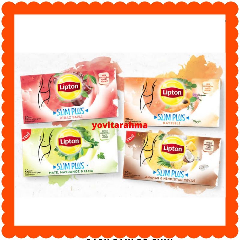 Jual Lipton Slim plus diet Turki turkiye teh slimplus form Turkey ...