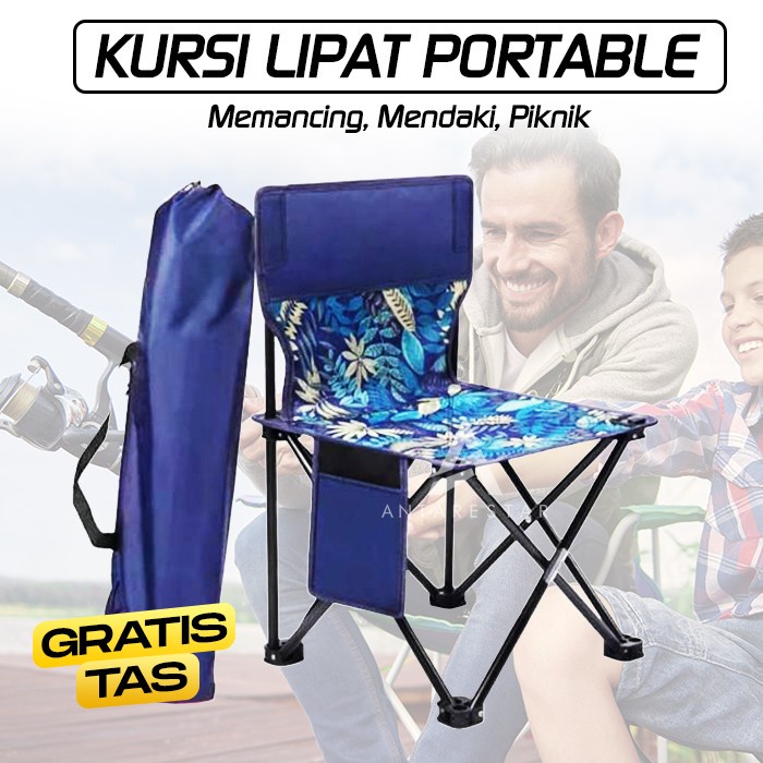 Jual Kursi Lipat Outdoor Portable Kursi Camping Bangku Gunung Kursi ...