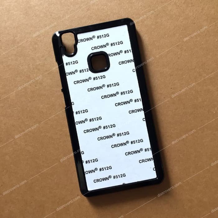 Jual Case Vivo V3 Snap On 2D Hard Polos Blank Sublimasi Black custom ...