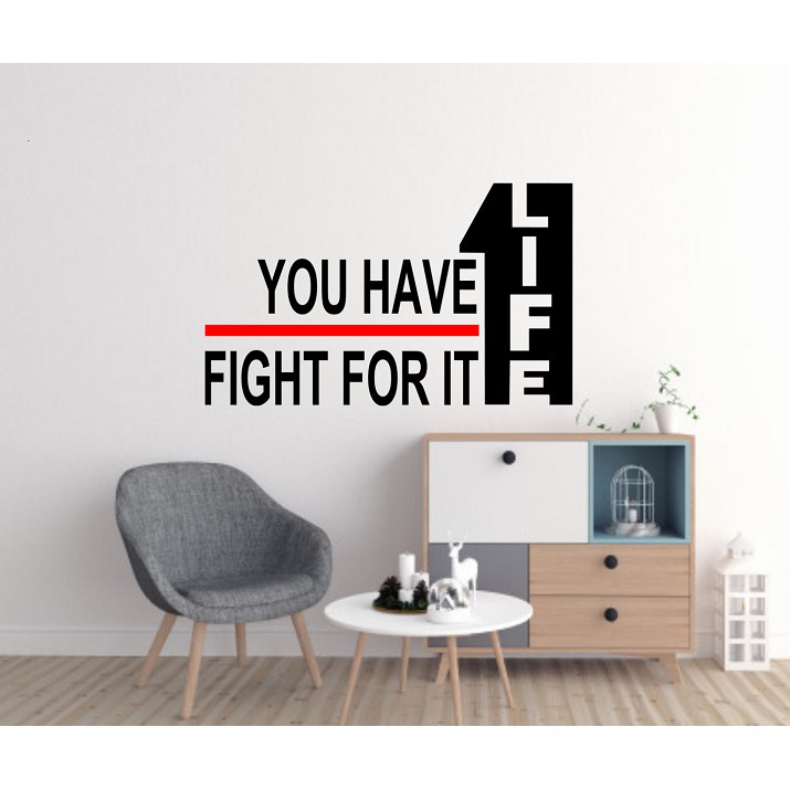Jual Stiker Dekorasi Unik Kata Kata Motivasi Quotes Office Home Decor ...