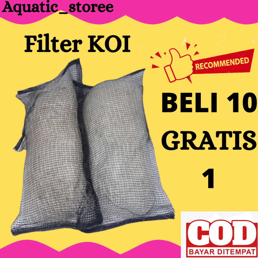 Jual Jaring bekas nelayan media filter kolam aquarium ikan koi ikan ...
