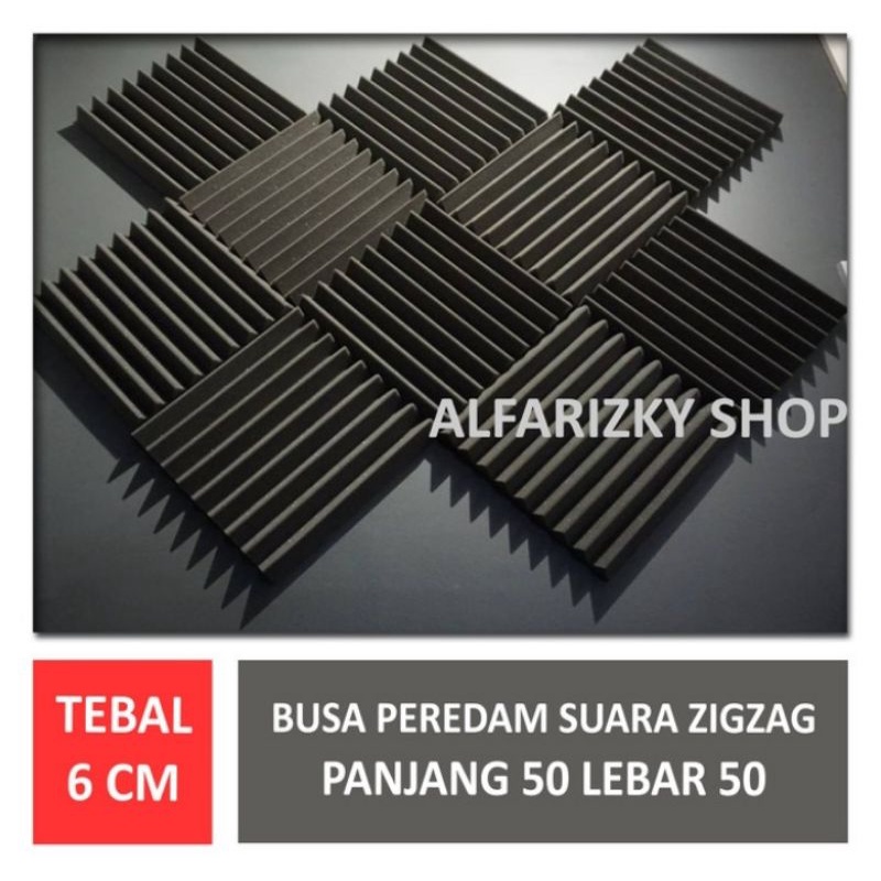 Jual ACCOUSTIC FOAM WEDGE (ZIGZAG) - BUSA PEREDAM STUDIO MUSIK BENTUK ZIG-ZAG CM | Shopee Indonesia