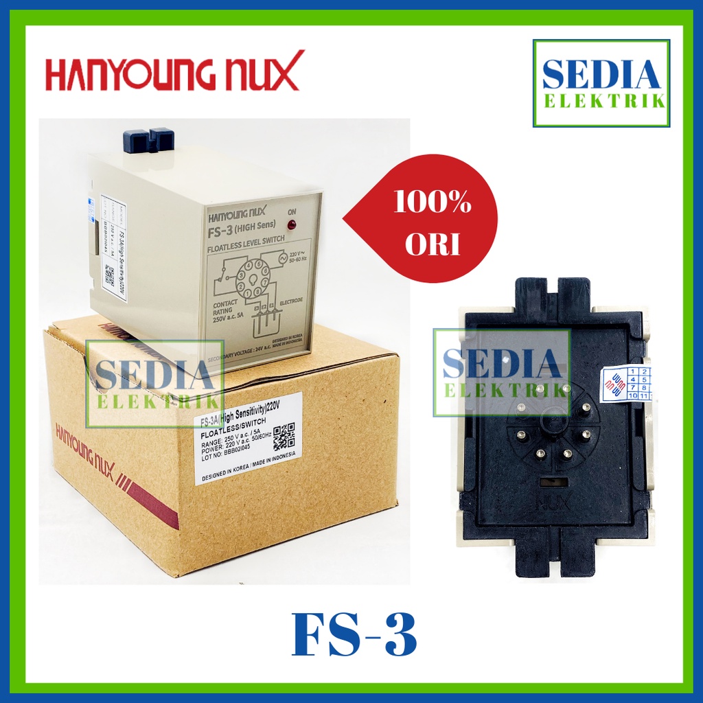 Jual Hanyoung Floatless Level Switch FS-3 FS 3 FS3 | Shopee Indonesia