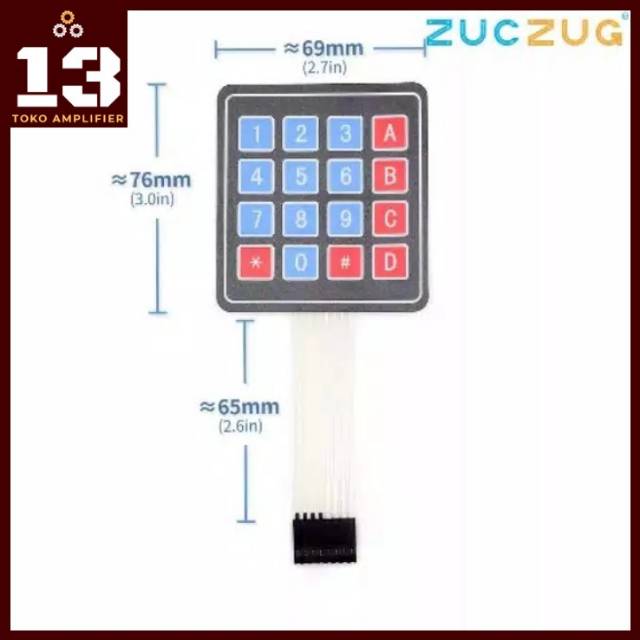 Jual Keypad /Keyboard Matrix 4x4 Arduino - Pertamini - Pom Mini ...