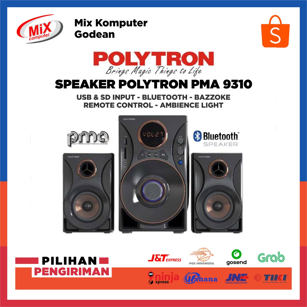 Jual Speaker Aktif Polytron PMA 9310 Bluetooth BASS | Shopee Indonesia