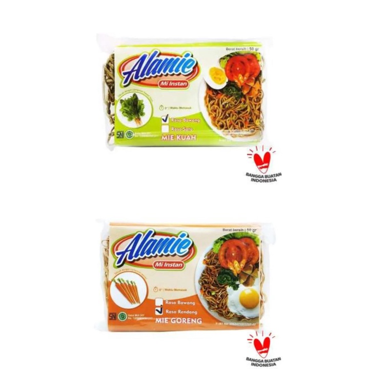 Jual MIE ALAMIE TANPA PEWARNA BUATAN NON MSG | Shopee Indonesia