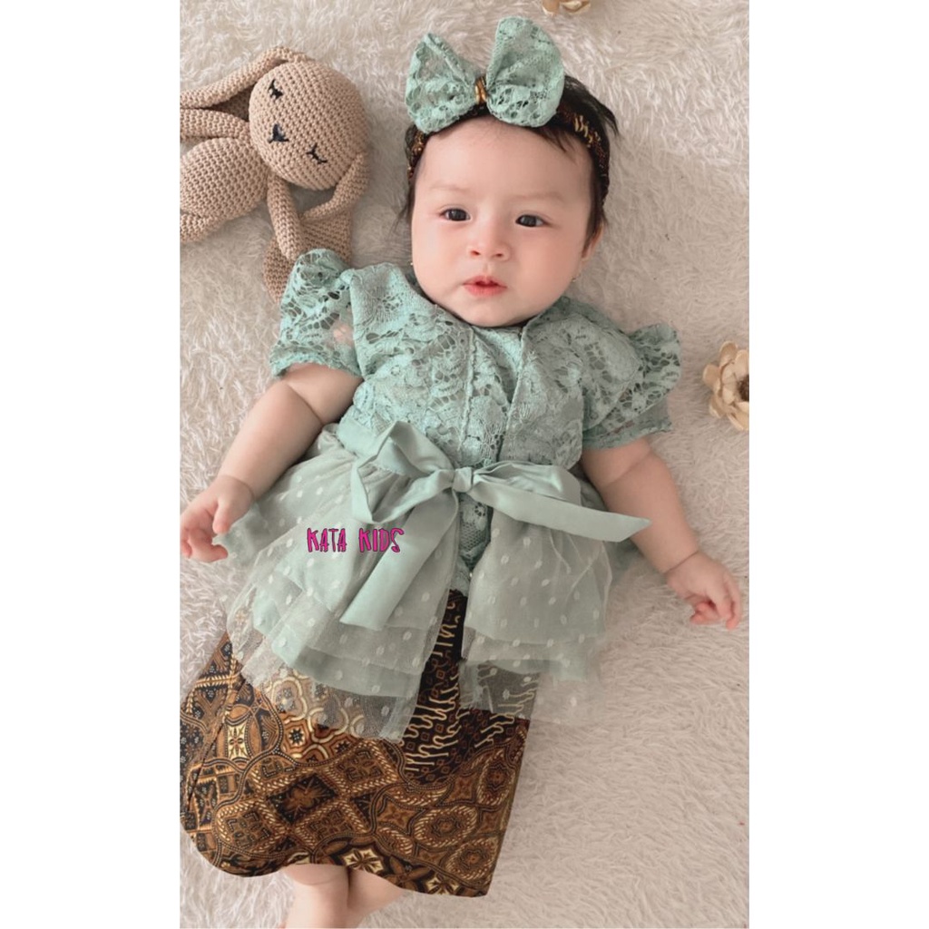 Jual Kebaya Bayi / Set Kebaya Baby / Kebaya Anak Maheswari Rok Jagat ...