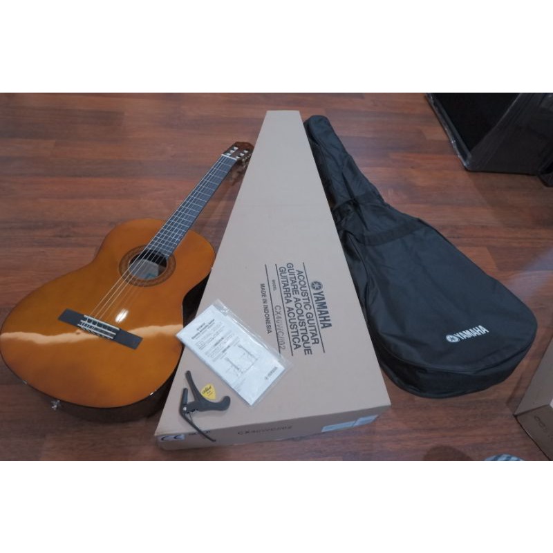 Jual Gitar yamaha cx40 ii klasik elektrik free tas | Shopee Indonesia