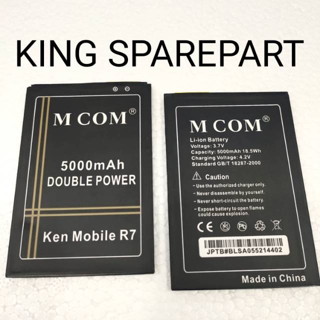 Jual BATERAI BATRE BATTERY BATERE BATERY KEN MOBILE R7 MCOM DOUBLE POWER | Shopee Indonesia