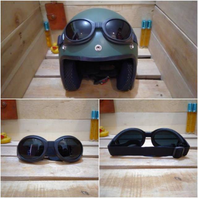Jual KACAMATA GOOGLE RETRO GOGGLE VINTAGE | Shopee Indonesia