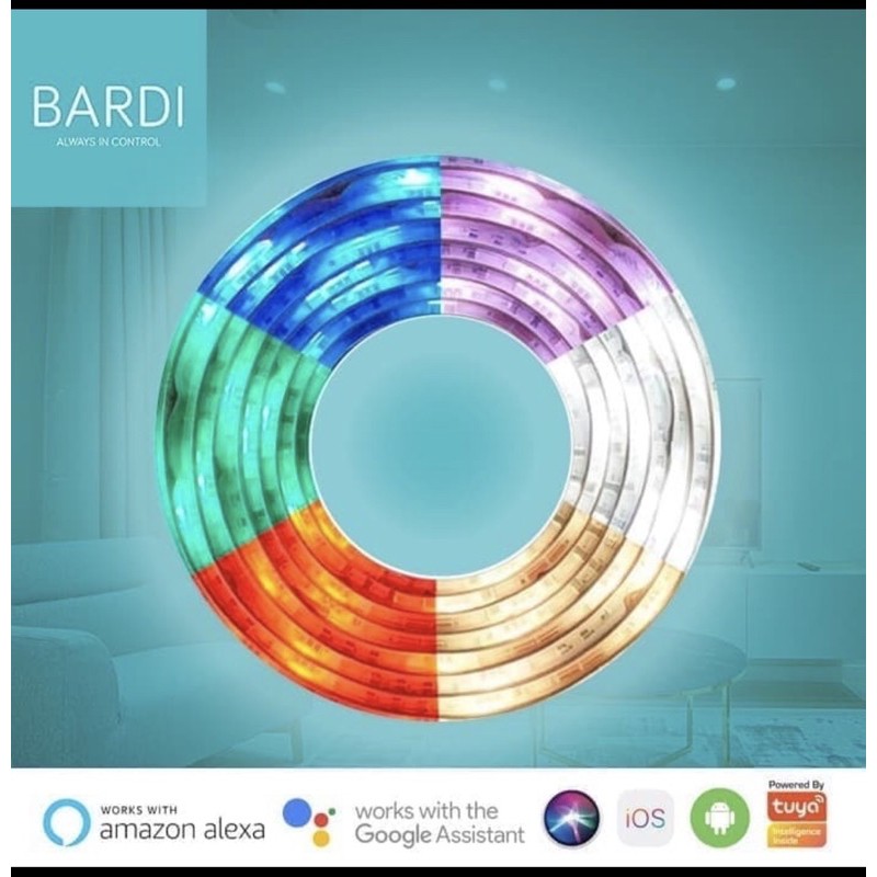 Jual BARDI Lampu LED Strip RGBWW Wifi 2m (LED Only) | Shopee Indonesia