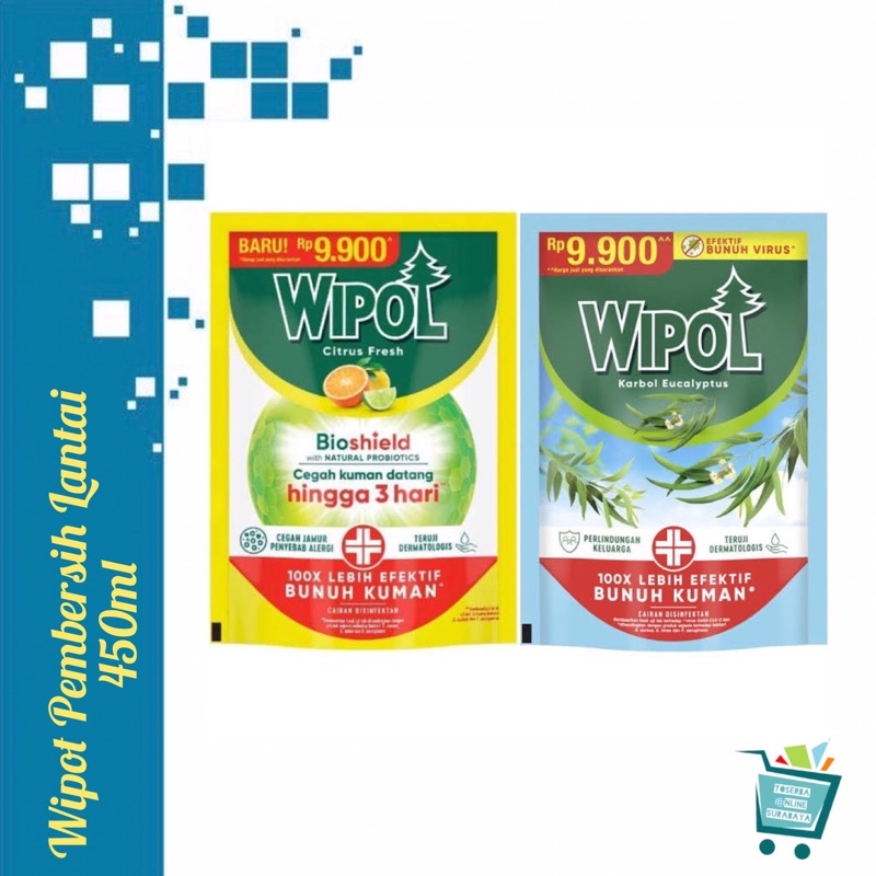 Jual Wipol Cairan Pembersih Lantai / Karbol / Cairan Disinfektan / Obat ...