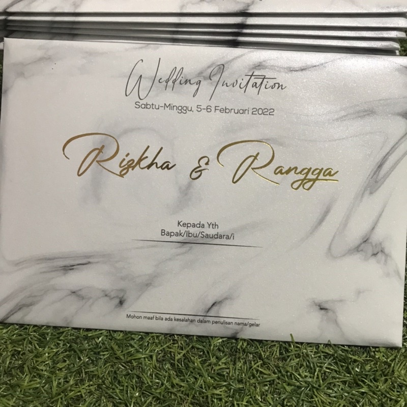 Jual undangan hardcover motif marble | Shopee Indonesia