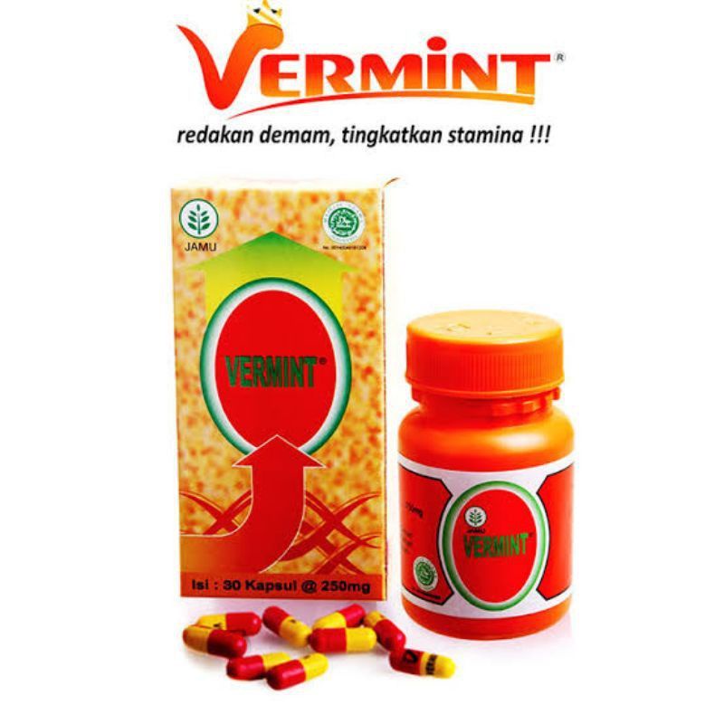Jual Vermint 12 kapsul - Obat Herbal Thypus Vermin | Shopee Indonesia